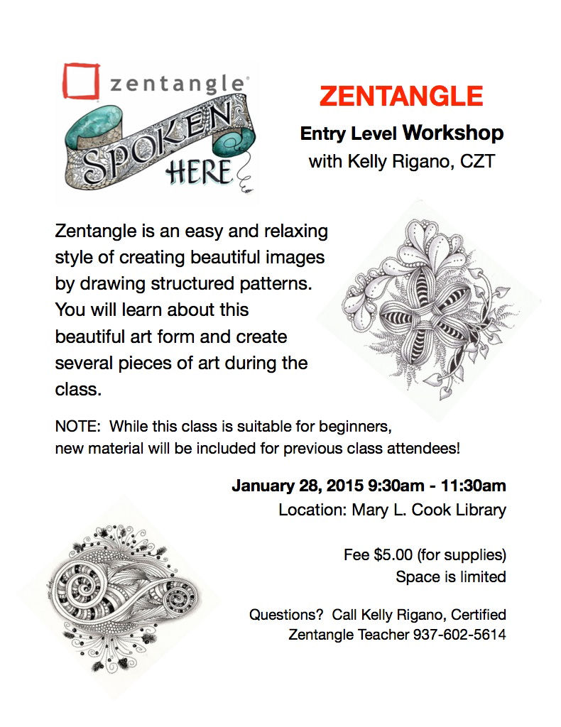 Zentangle Entry Level Workshop